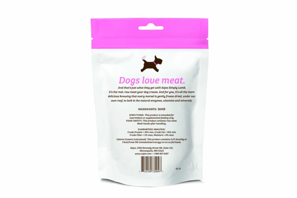 Sojos Simply Dog Freeze-Dried Lamb Treats