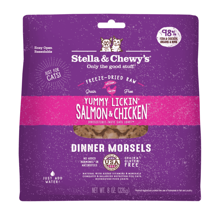 Stella & Chewy's Cat Freeze-Dried Salmon & Chicken Morsels