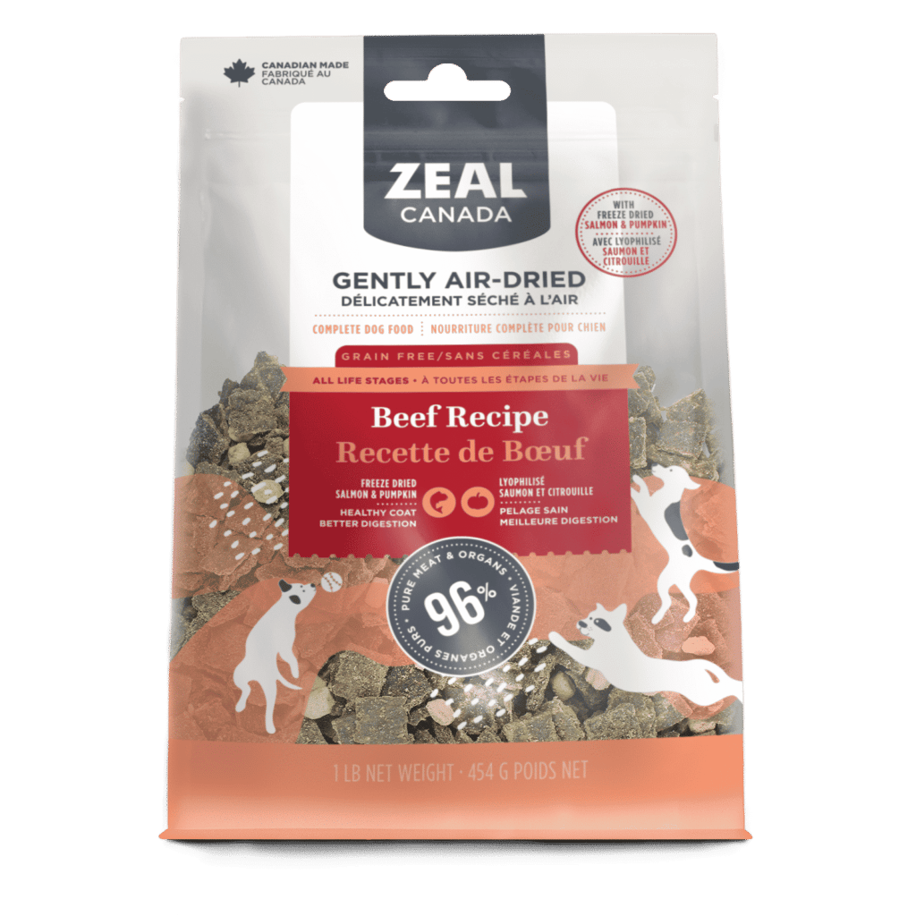 Zeal Dog Air-Dried Turkey with Salmon & Pumpkin Recipe