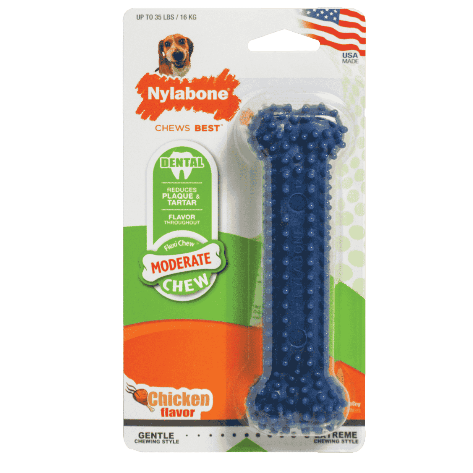 Nylabone Dental Chew Dog Bone