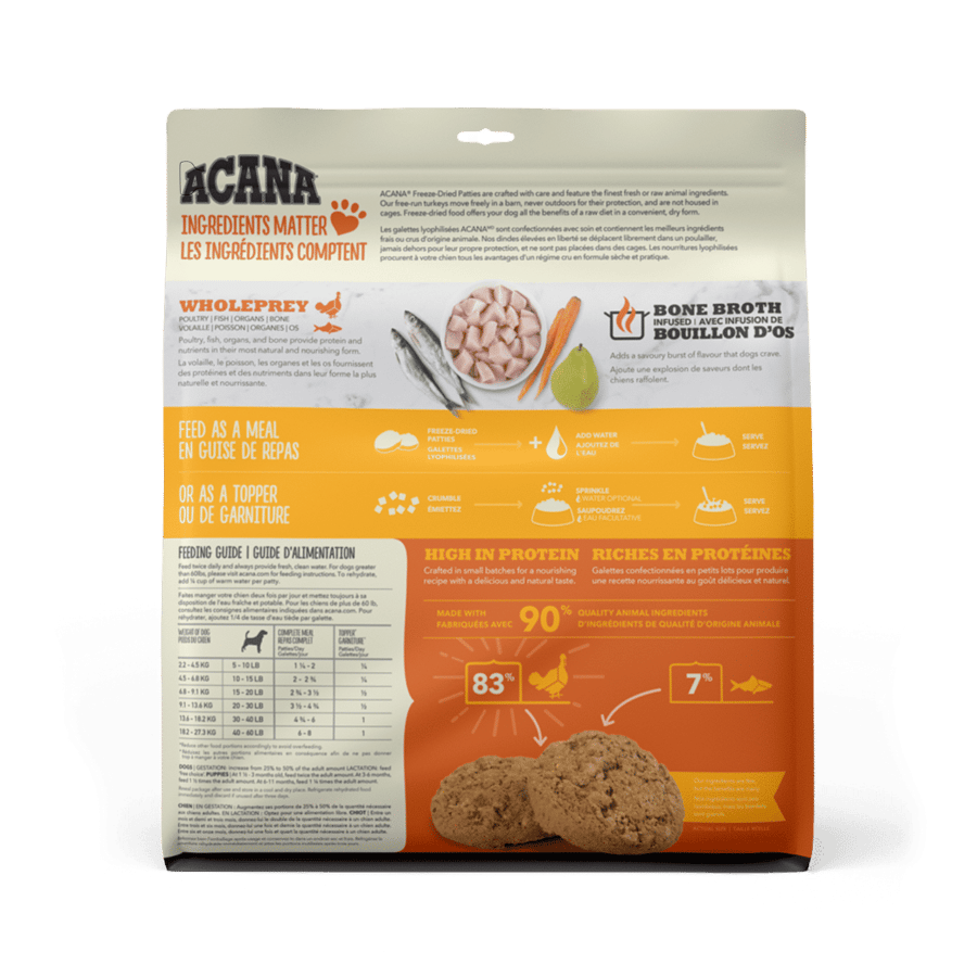Acana Dog Freeze-Dried Turkey Patties