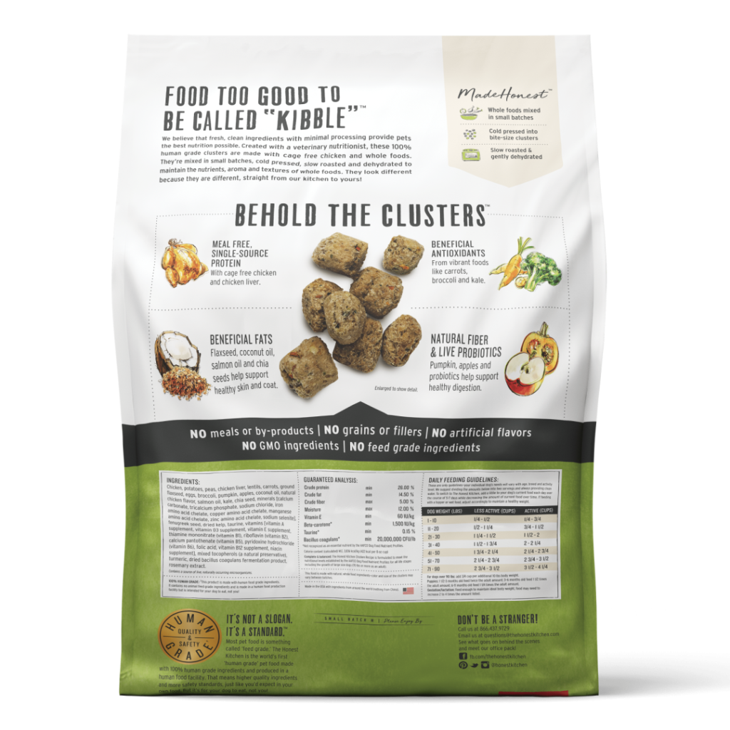 Honest Kitchen Grain Free Chicken Clusters - Pet Food 'N More