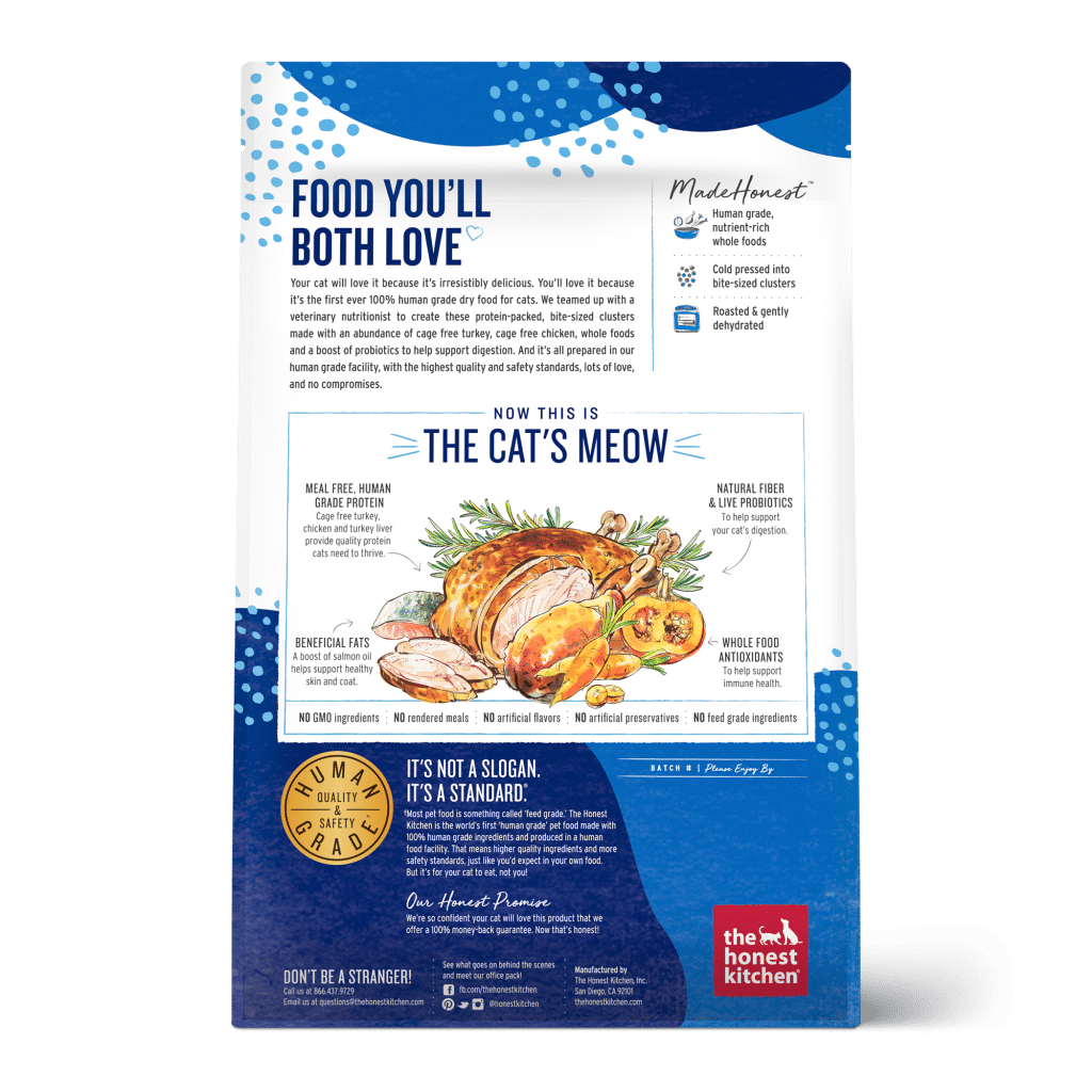 Honest Kitchen Grain Free Turkey & Chicken Clusters - Pet Food 'N More
