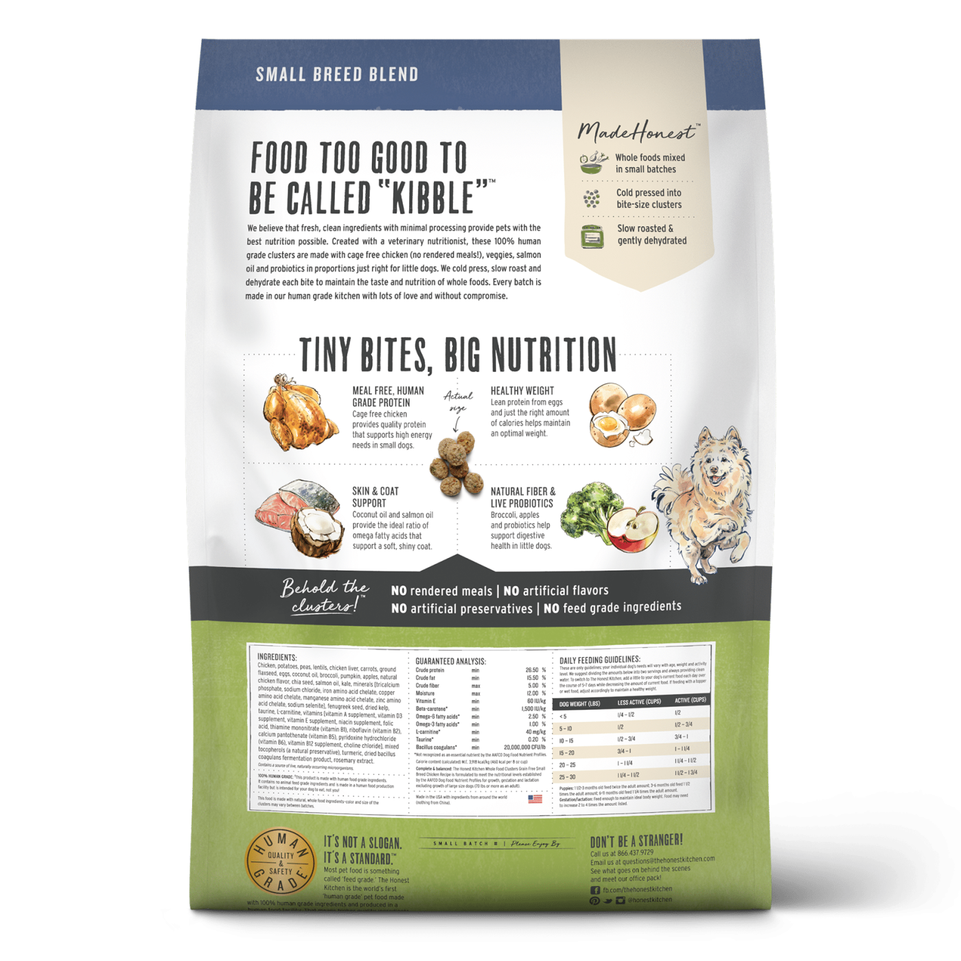 Honest Kitchen Grain Free Small Breed Chicken Clusters - Pet Food 'N More