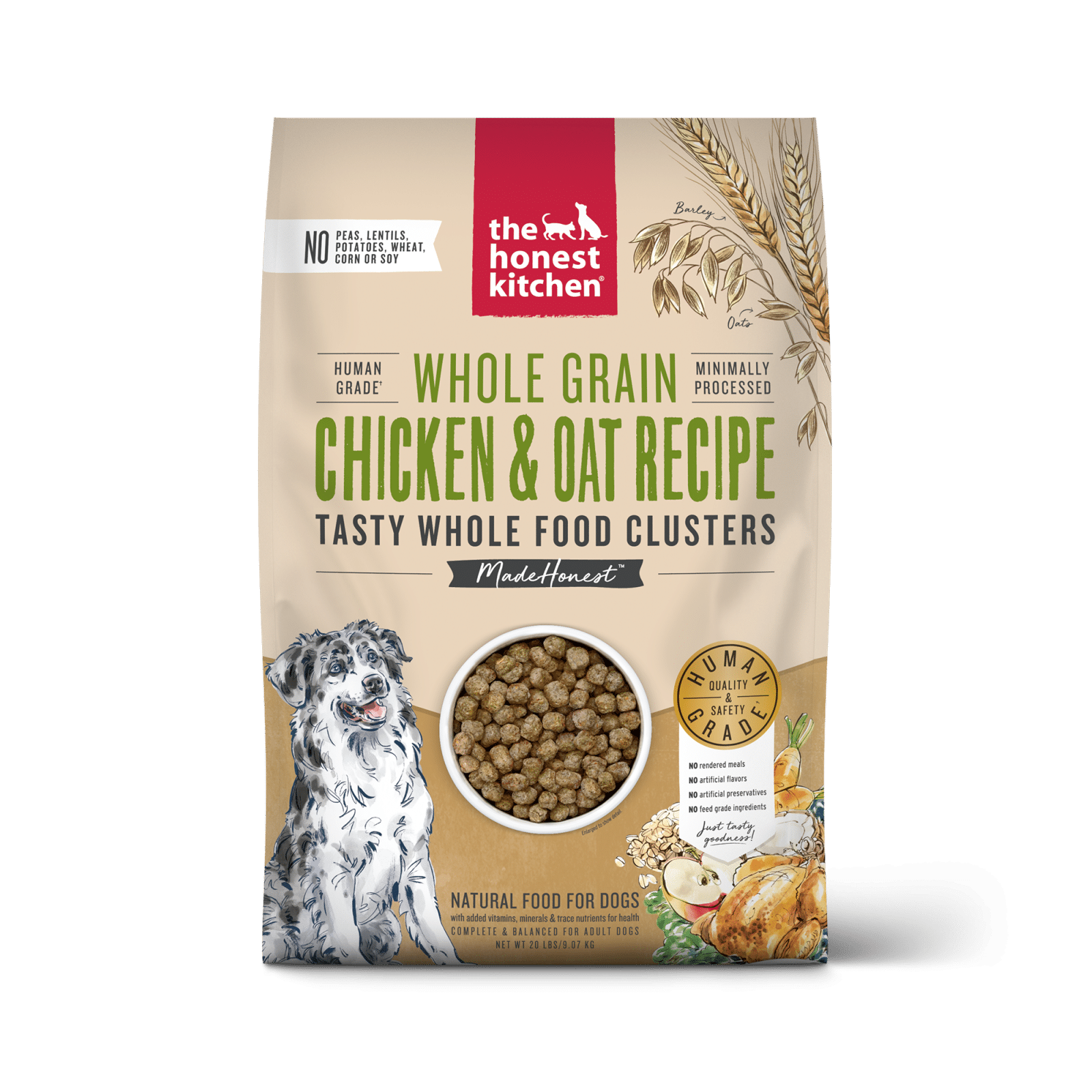 Honest Kitchen Chicken & Oat Clusters - Pet Food 'N More
