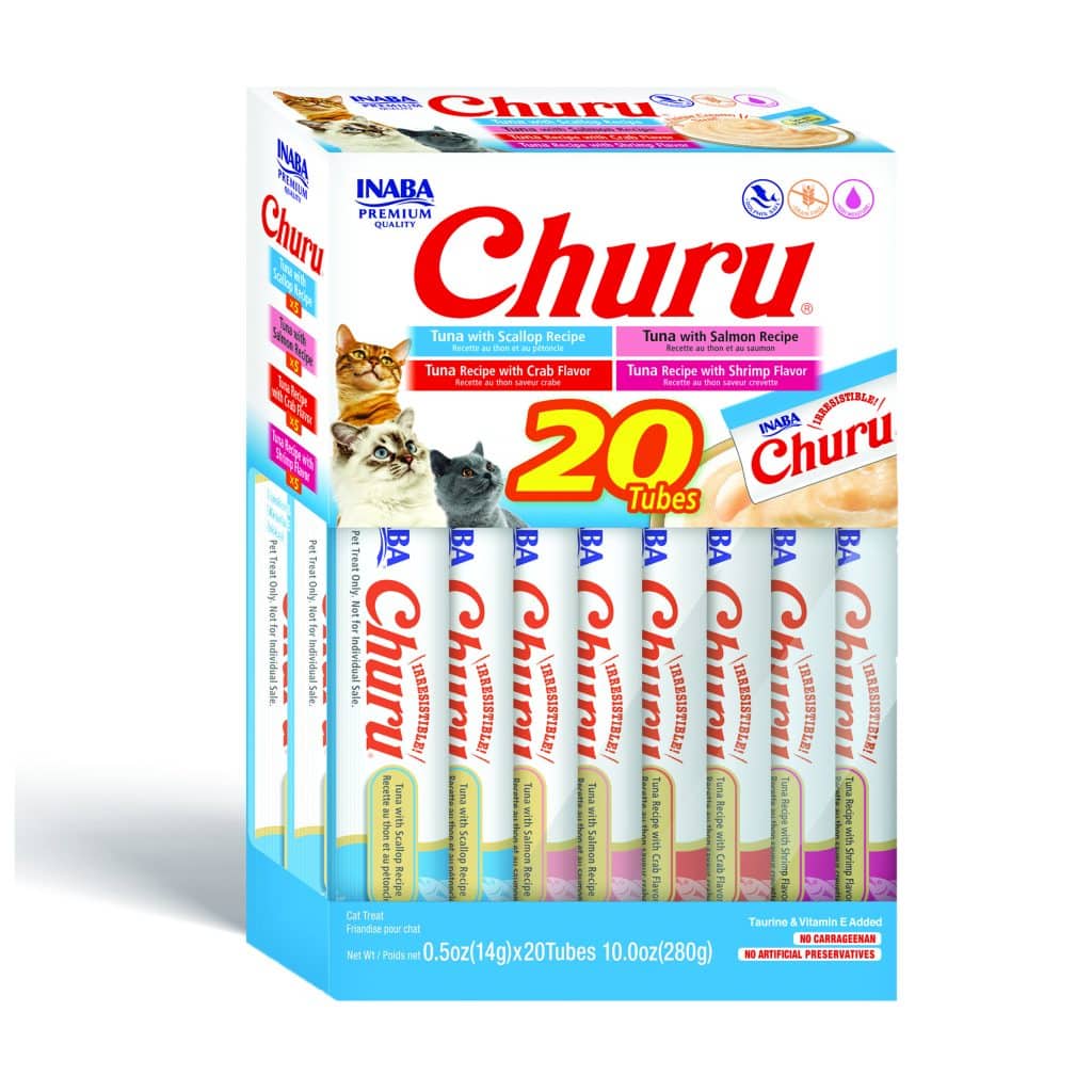Inaba Churu Tuna & Seafood Varieties 20 pack - Pet Food 'N More