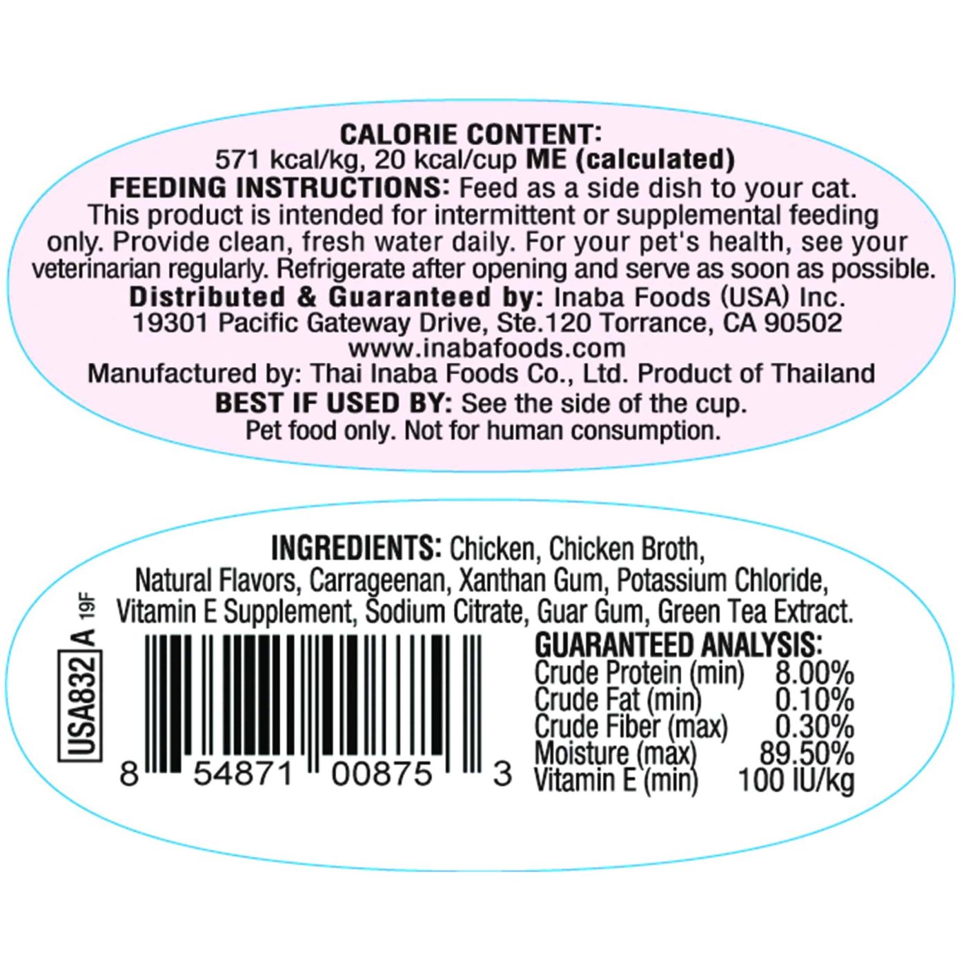 Inaba Twins Chicken Recipe For Cats - Pet Food 'N More