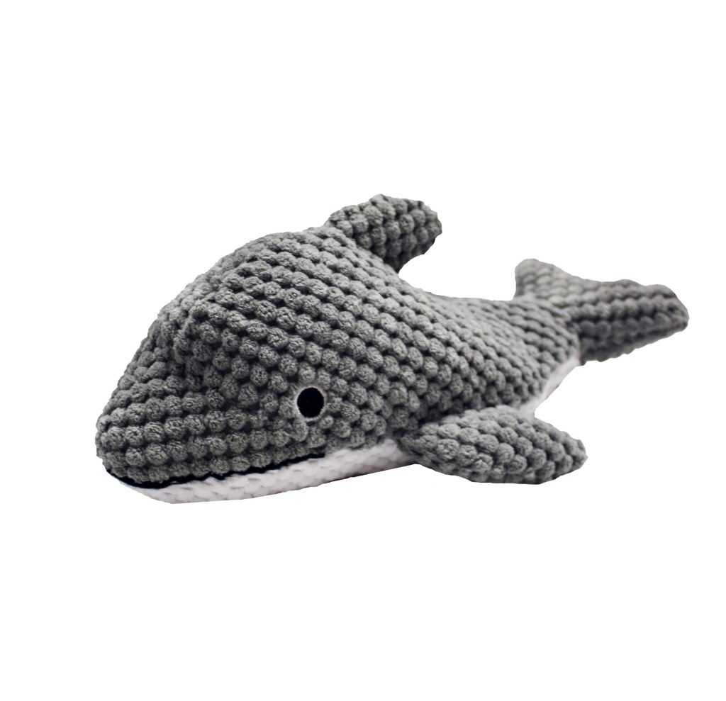 Patchwork Dolphin Dog Toy - Pet Food 'N More