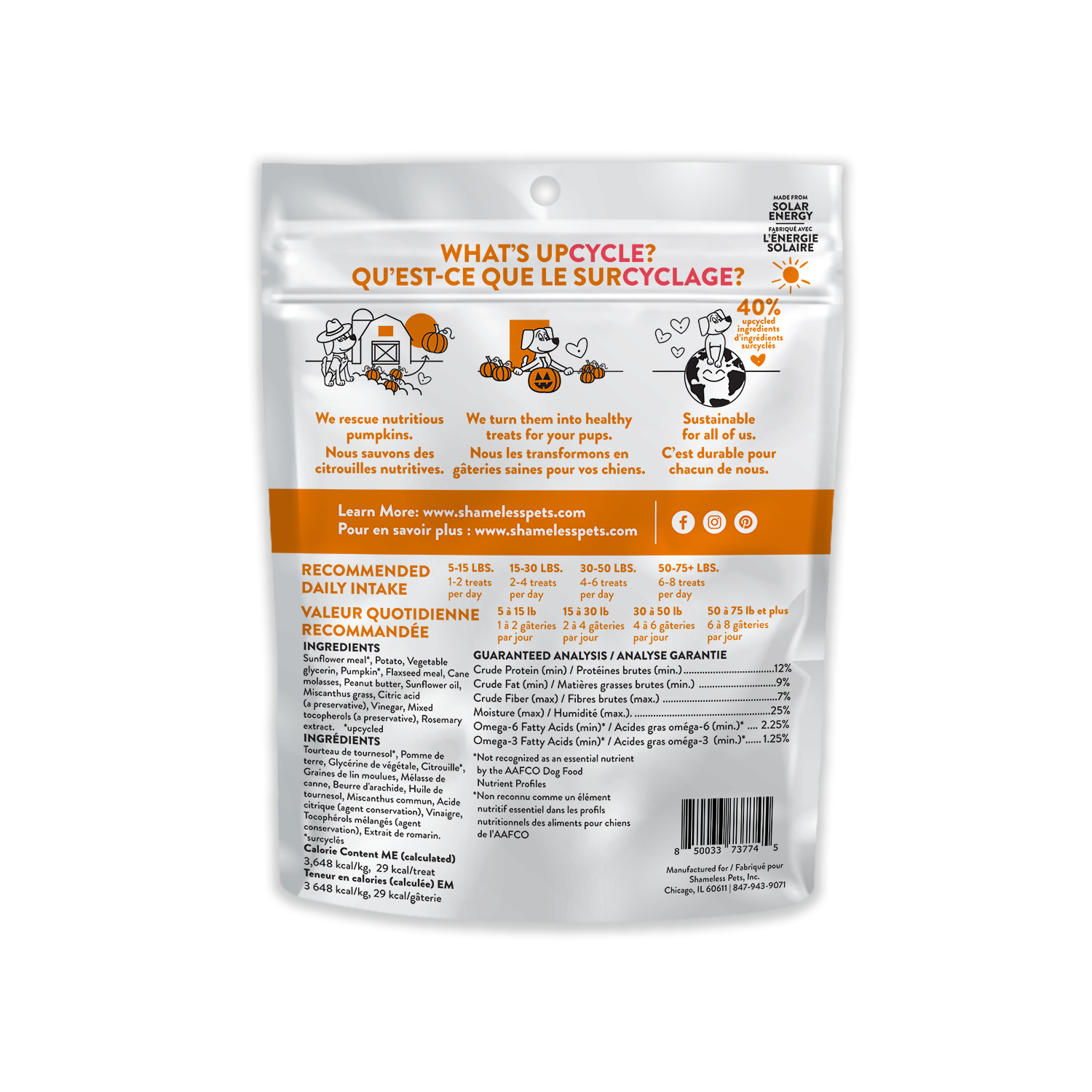 Shameless Pets Pumpkin Nut Partay - Pet Food 'N More
