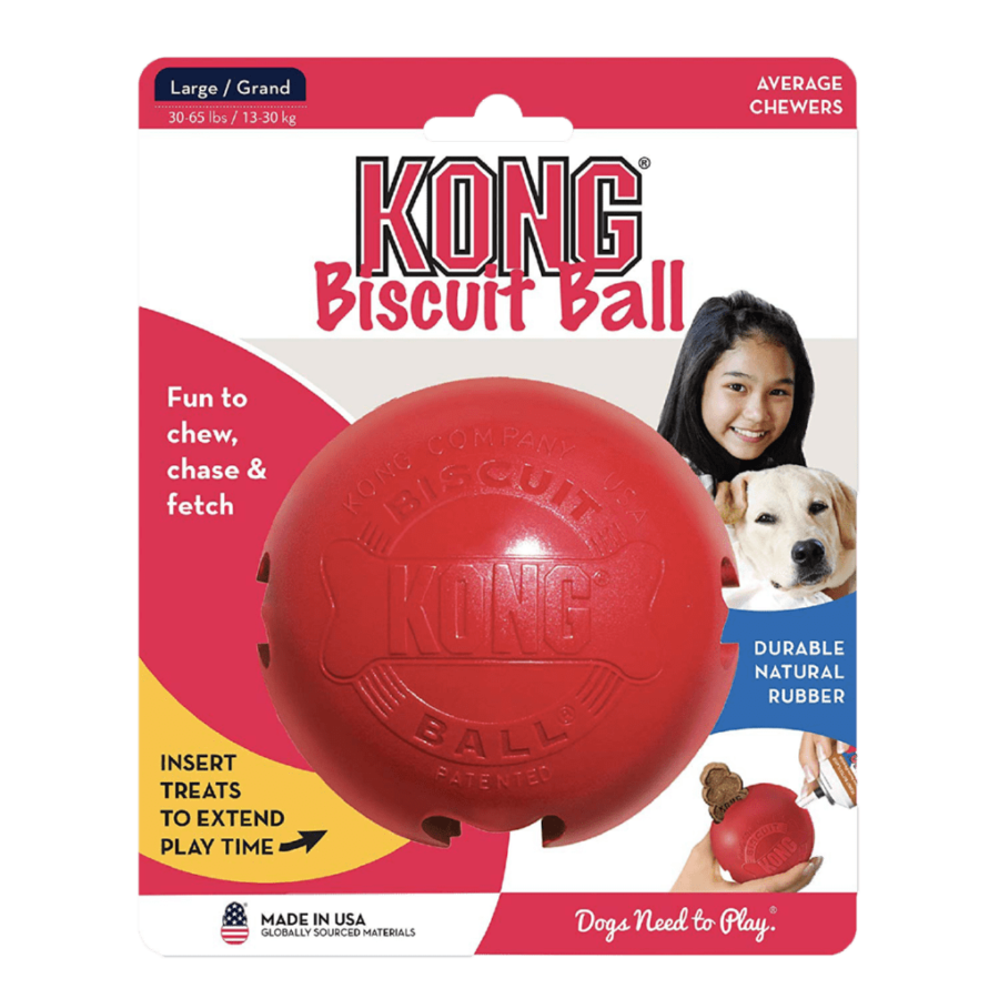 Kong Biscuit Ball Dog Toy