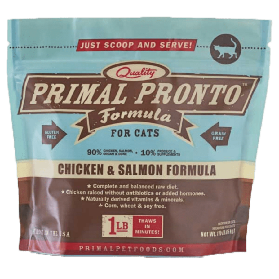 Primal Cat Raw Frozen Pronto Chicken & Salmon